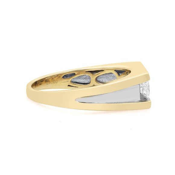Rachel Koen | Accessories | Rachel Koen 53cttw Three Stone Diamond Mens ...